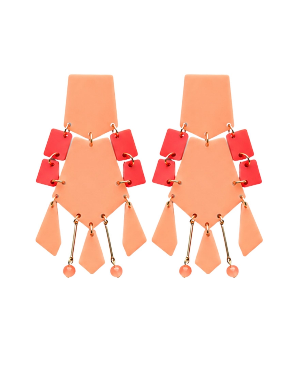 Click here for Swanky Designs Pippa Dangle Statement Earrings - P... prices