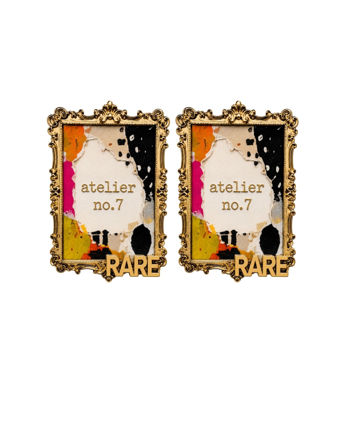 Click here for Swanky Designs The Art Stud Statement Earrings - M... prices