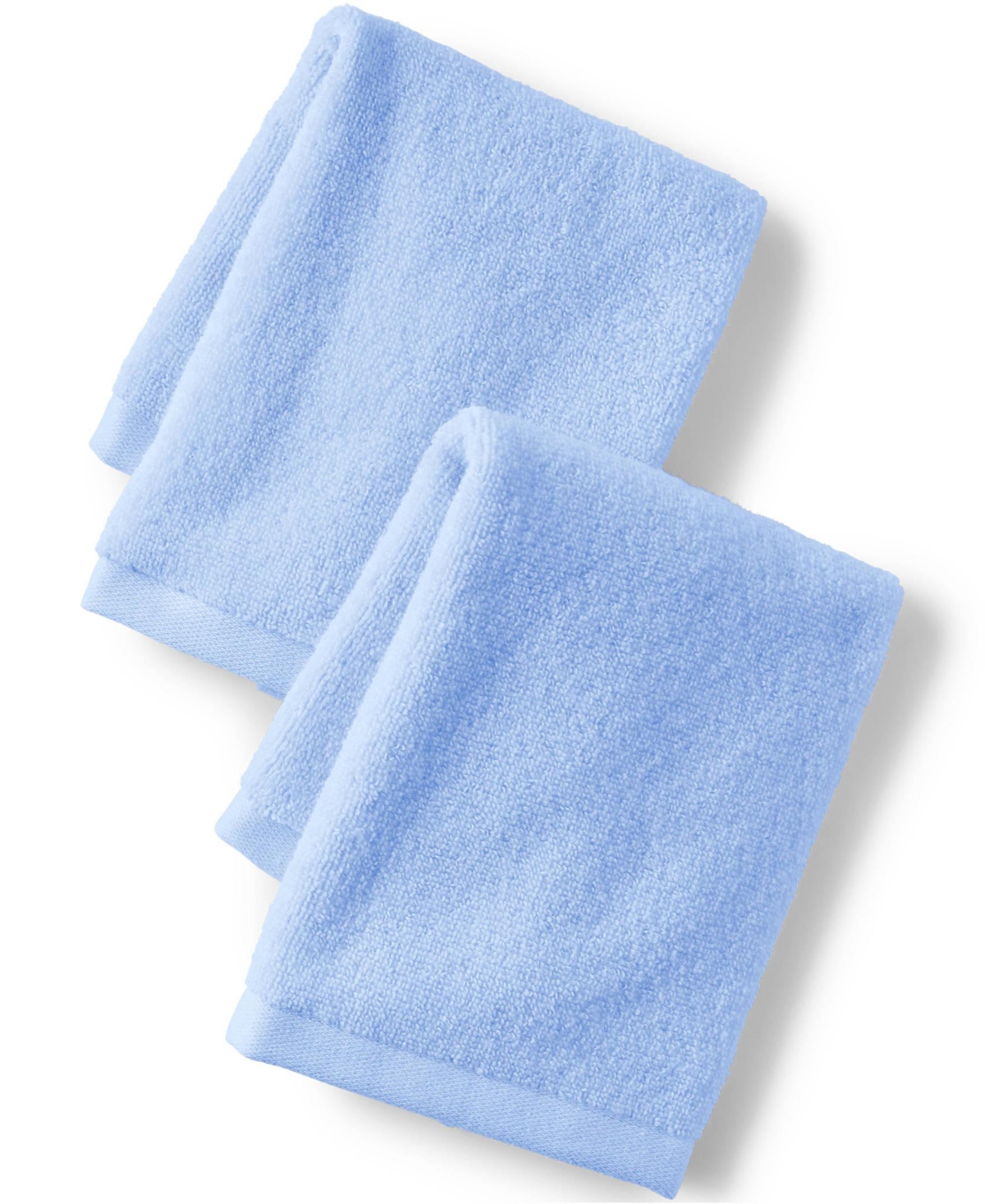 Click here for Lands End Quick-Dry Cotton 2-Piece Washcloth Set -... prices