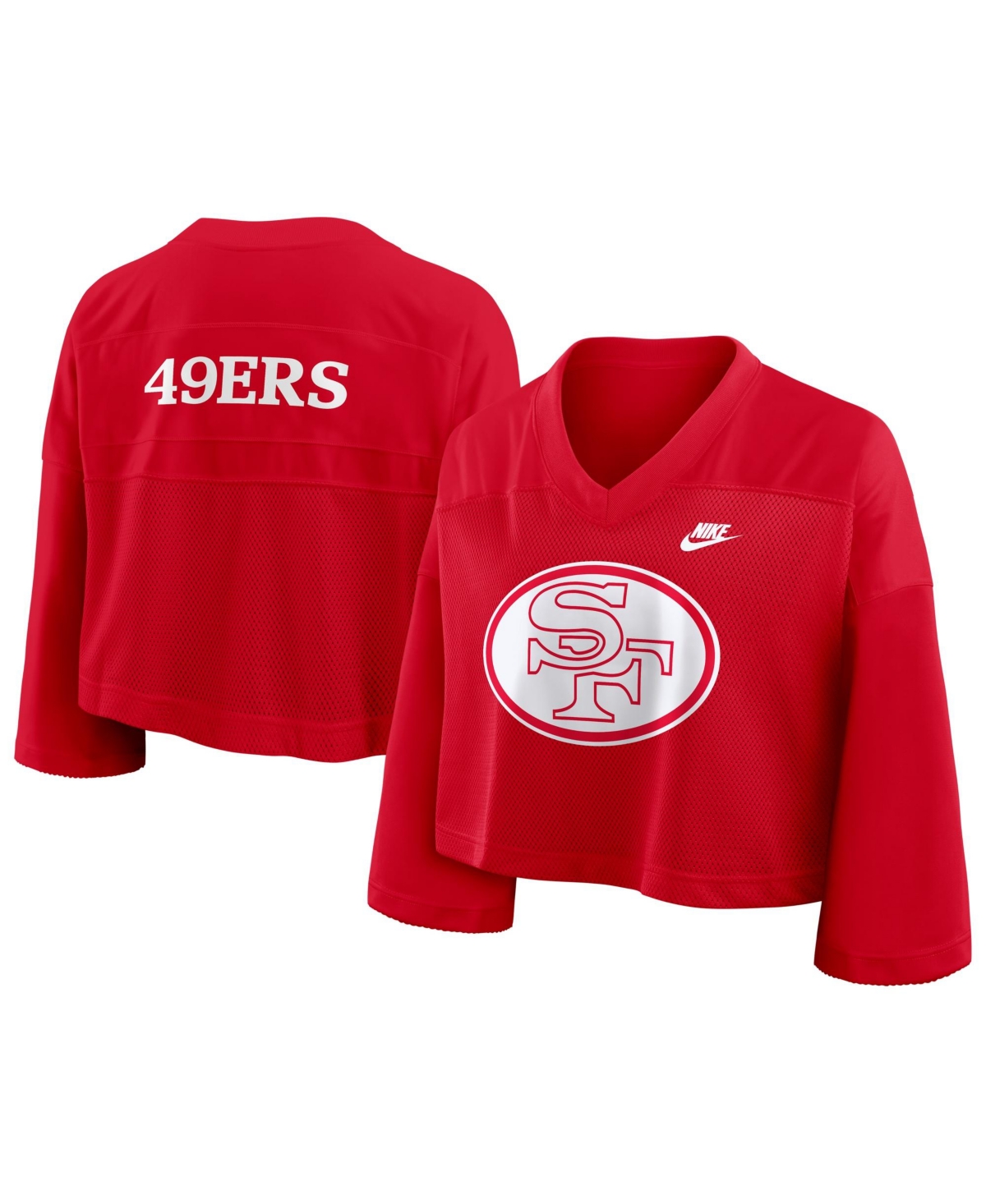 Click here for Nike Womens Scarlet San Francisco 49ers Rewind Cro... prices
