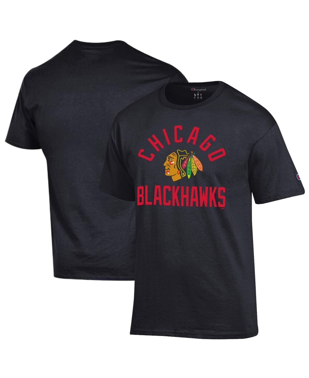 Click here for Champion Mens Black Chicago Blackhawks Primary Log... prices