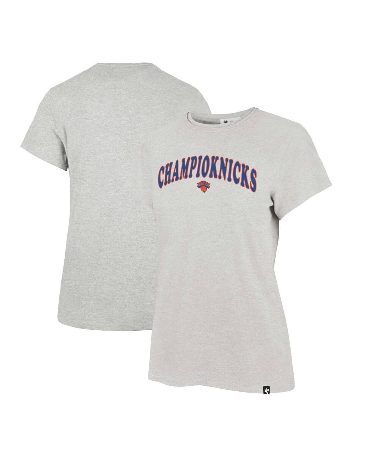 Click here for 47 Brand Womens Gray New York Knicks 2026 Nba Fina... prices