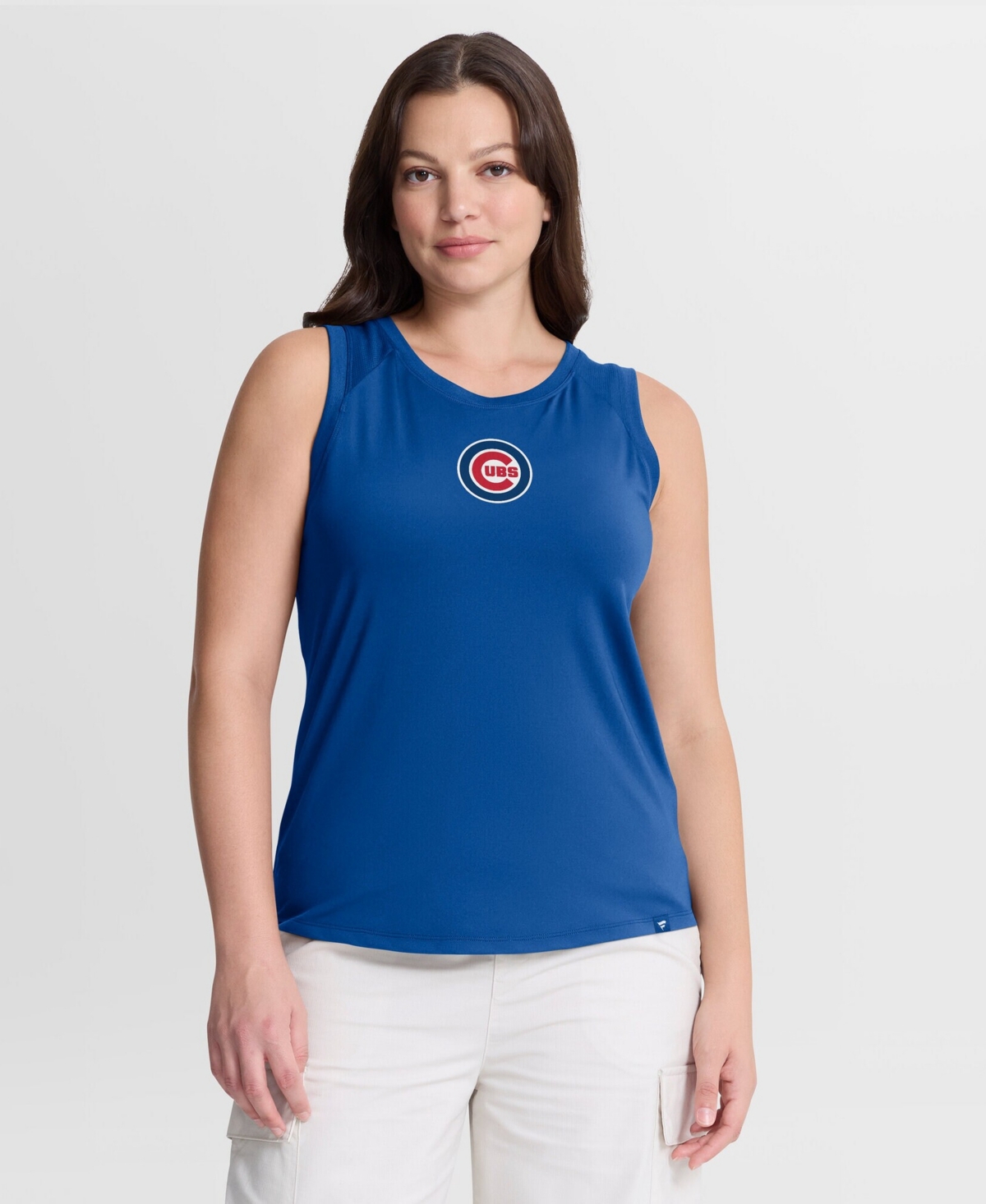 Click here for Fanatics Womens Royal Chicago Cubs Draped Mesh Bac... prices