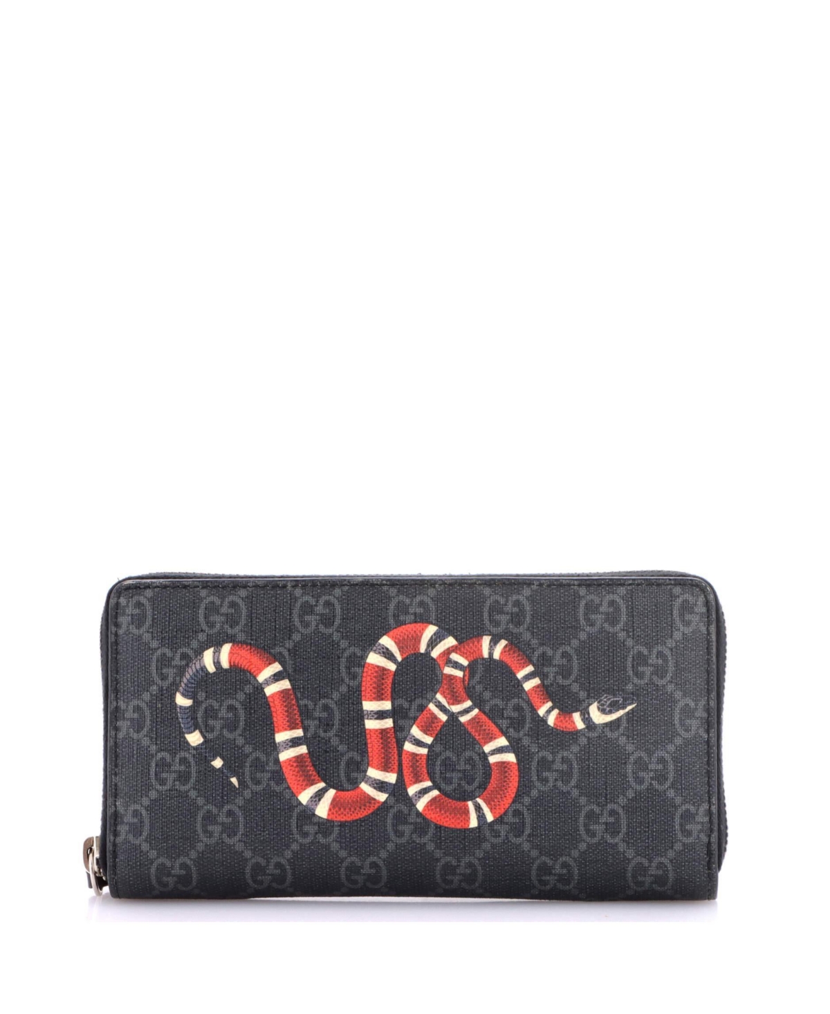 Click here for Pre-Owned Gucci Zip Around Wallet Printed Gg Coate... prices