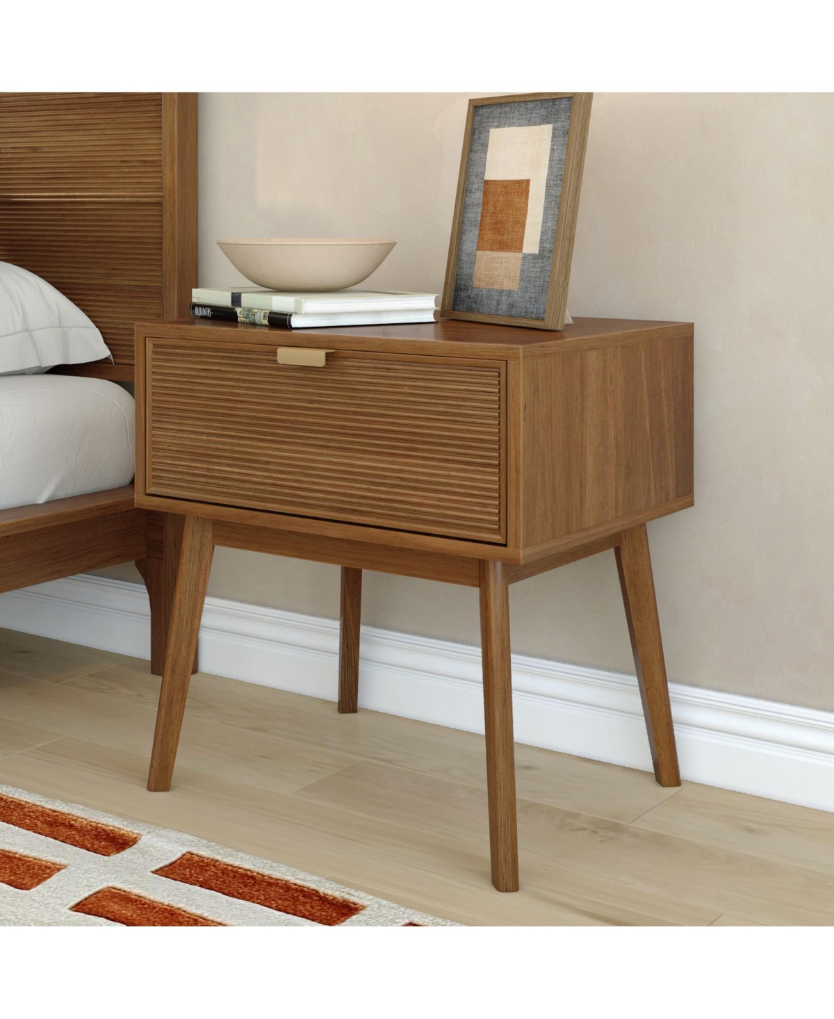 Click here for Plank+Beam Linea Tambour 1 Drawer Nightstand with... prices