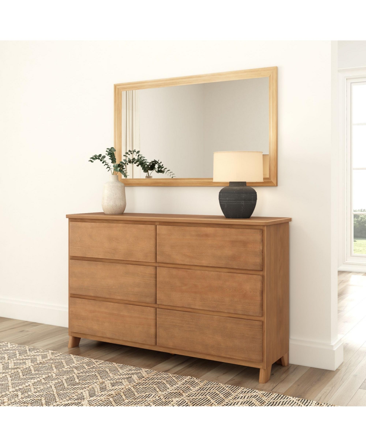 Click here for Plank+Beam Solid Wood Farmhouse 6 Drawer Dresser -... prices