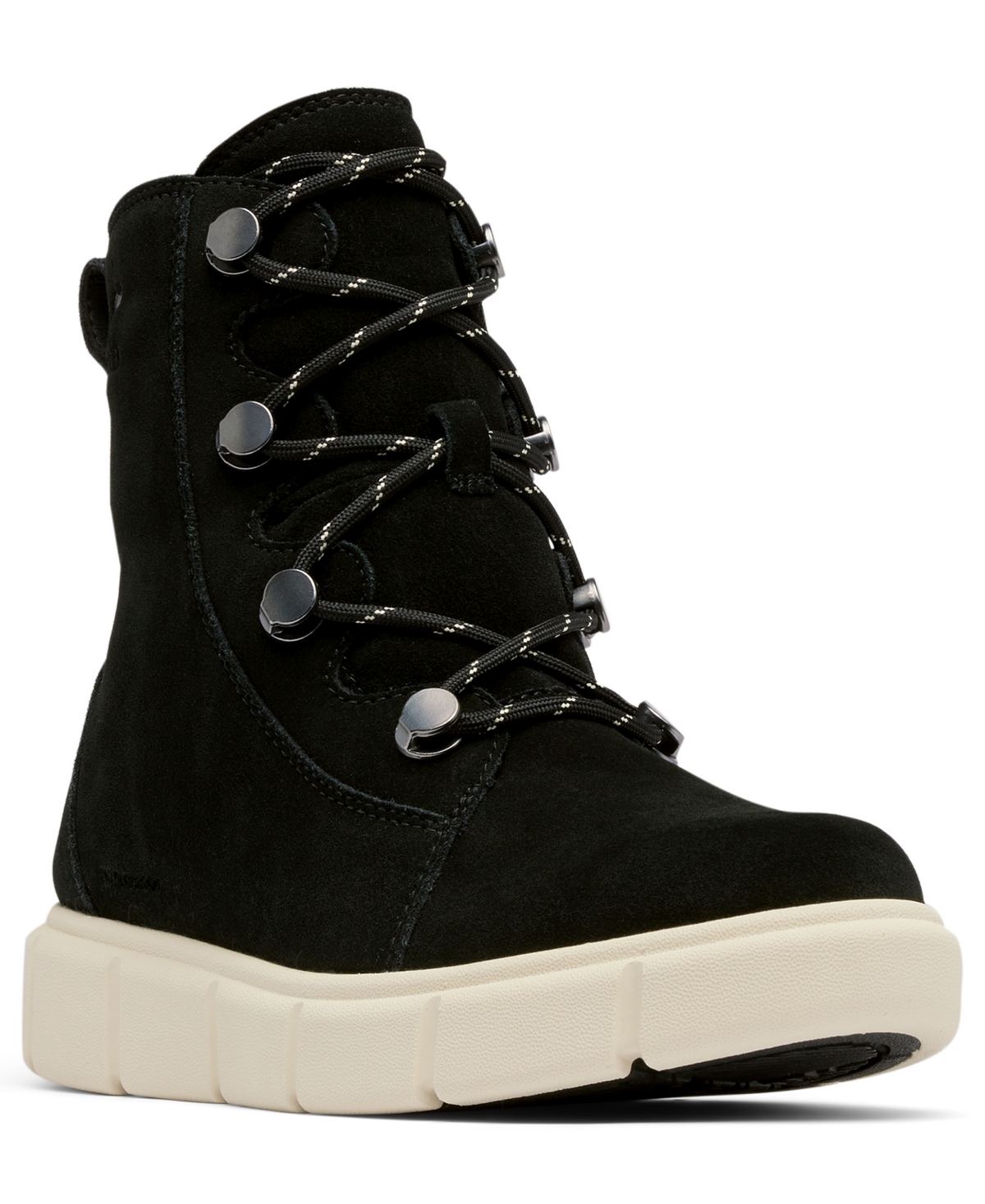Click here for Sorel Womens Explorer Iii Lace-Up Booties - Black/... prices