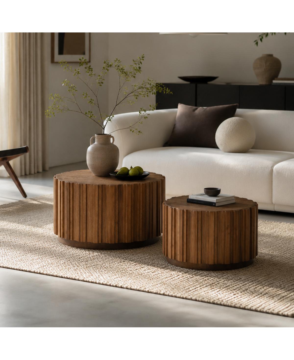 Click here for Streamdale Furniture Round Nesting Coffee Table Se... prices