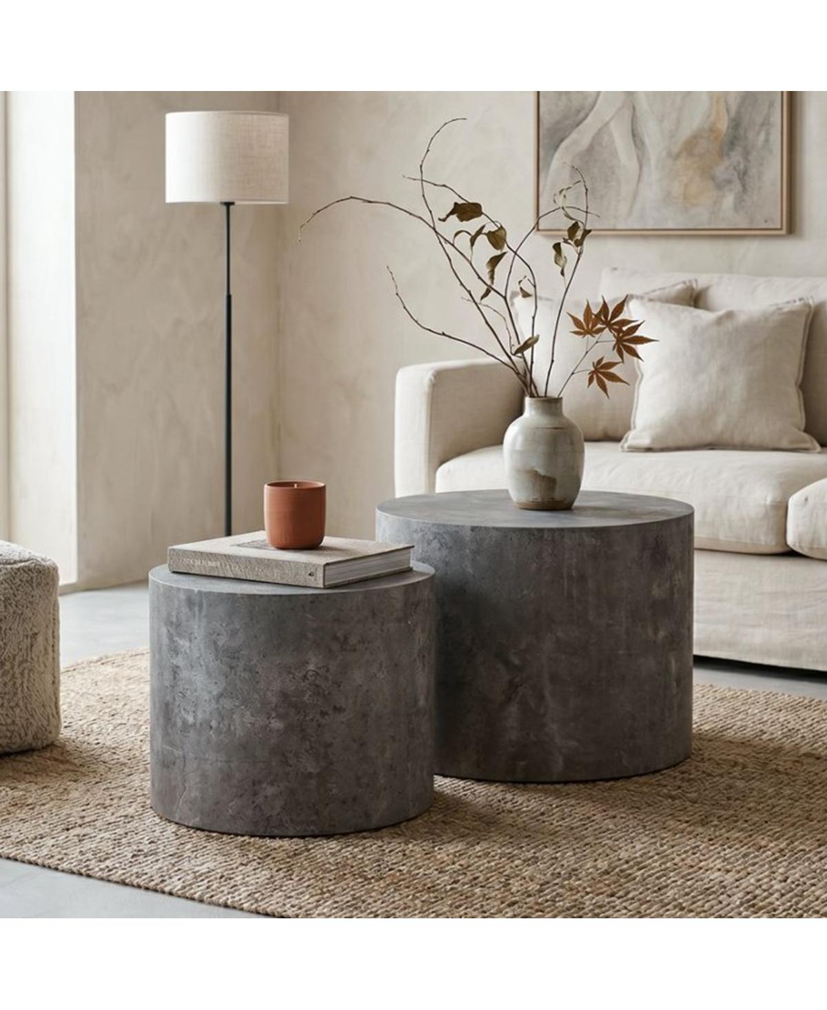 Click here for Streamdale Furniture 2-Piece Round Wooden Nesting... prices