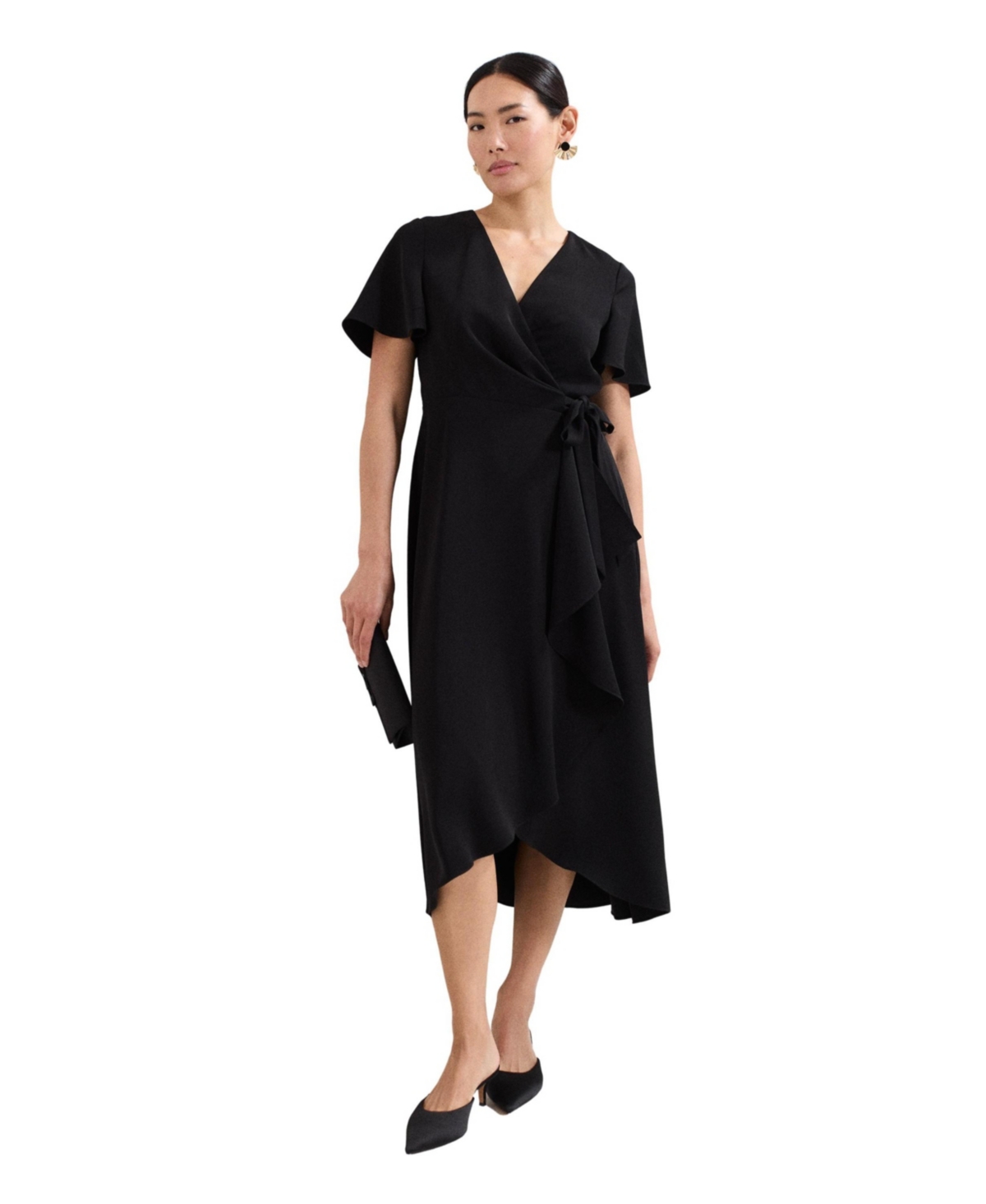 Click here for Phase Eight Womens Julissa Short Sleeve Wrap Dress... prices