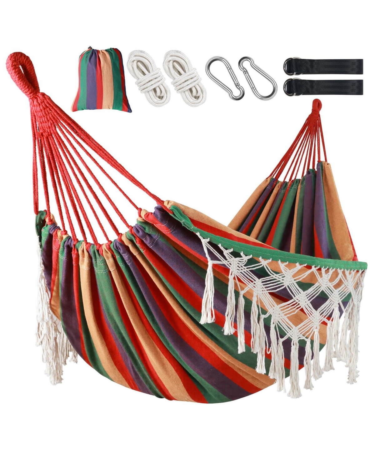 Click here for Piscifun Brazilian Style Double Hammock With Fring... prices