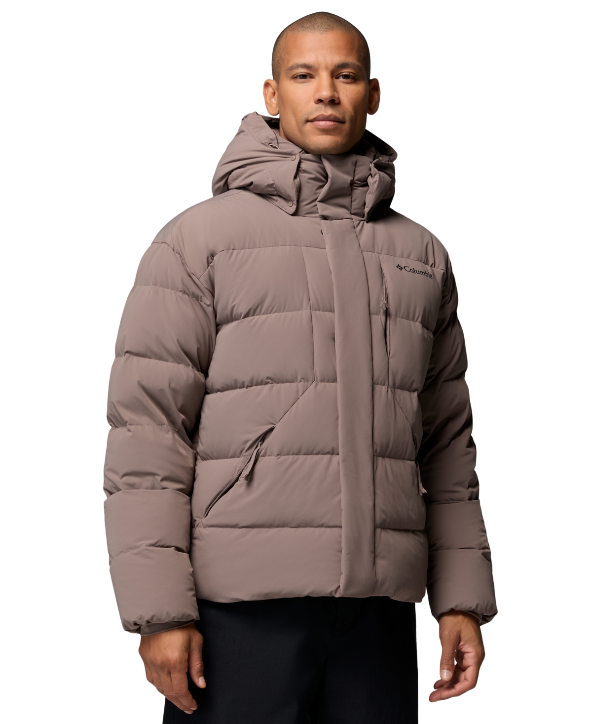 Click here for Columbia Mens Amaze Puff Hooded Jacket - Iron prices