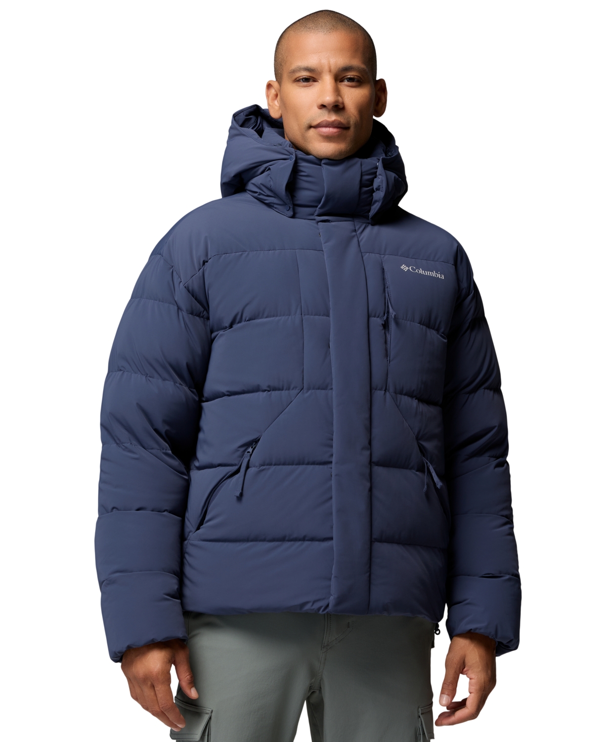 Click here for Columbia Mens Amaze Puff Hooded Jacket - Nocturnal prices