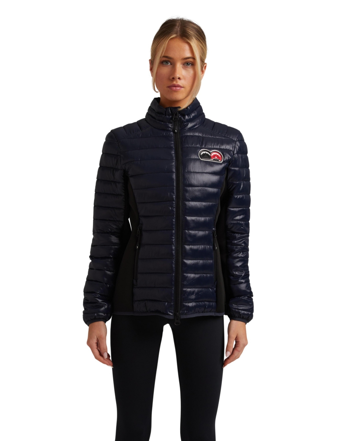 Click here for JACK1T Womens Short Funnel-Neck Puffer Jacket - Na... prices