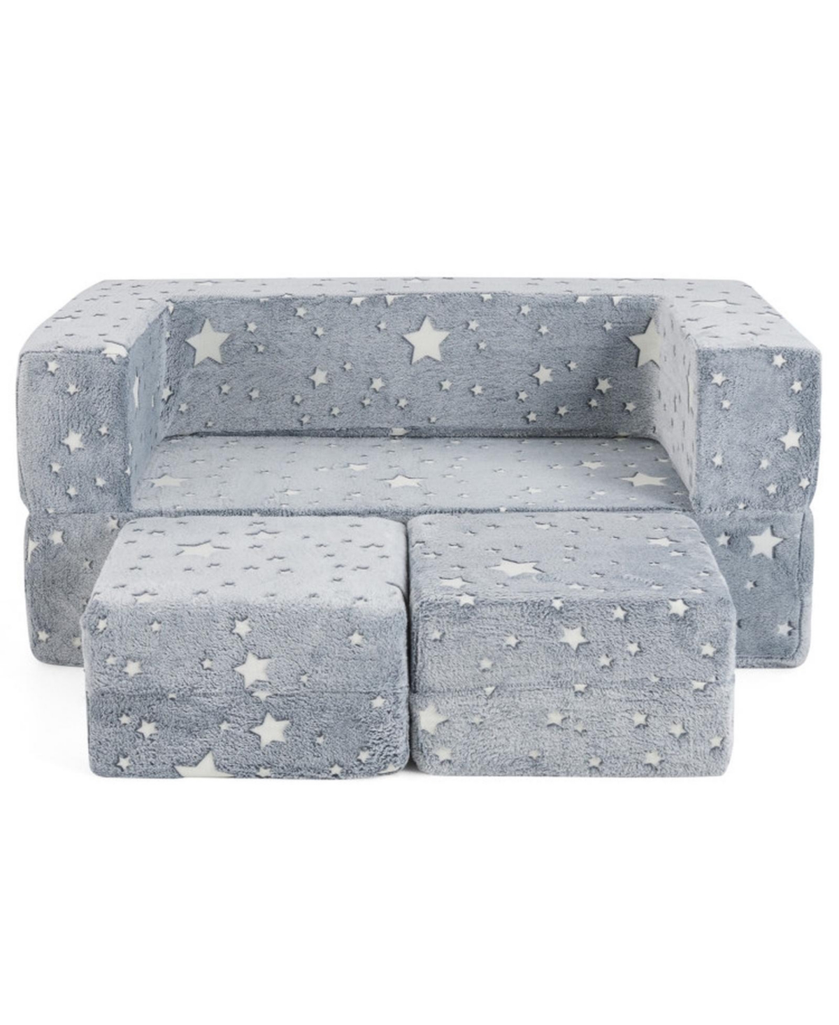 Click here for Hongge Modular 2-Seater Flannel Play Couch  Ages 3... prices