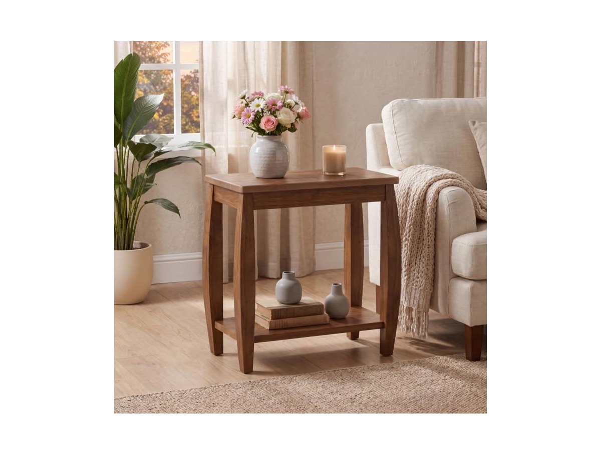 Click here for Tribesigns Solid Wood End Table  Narrow Side Table... prices