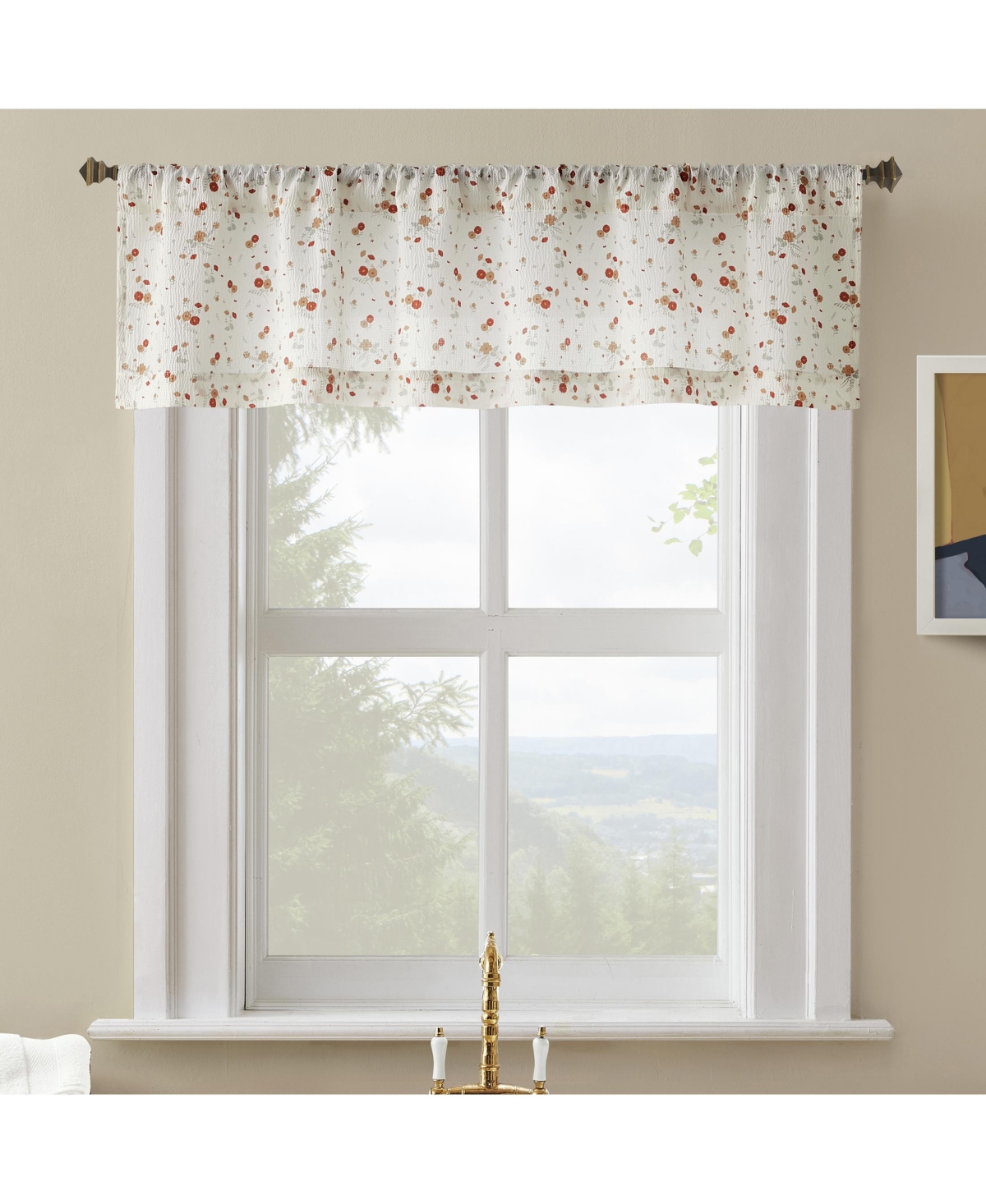 Click here for No. 918 Mirabelle Ditsy Floral Semi-Sheer Rod Pock... prices