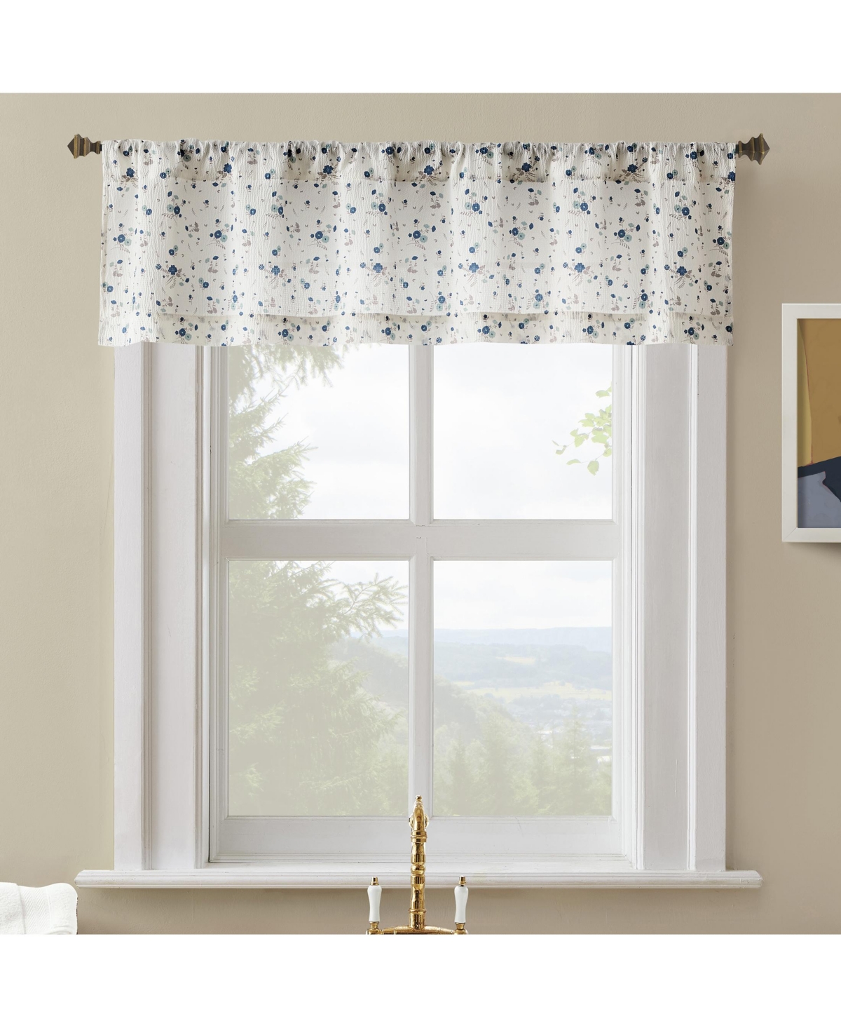 Click here for No. 918 Mirabelle Ditsy Floral Semi-Sheer Rod Pock... prices