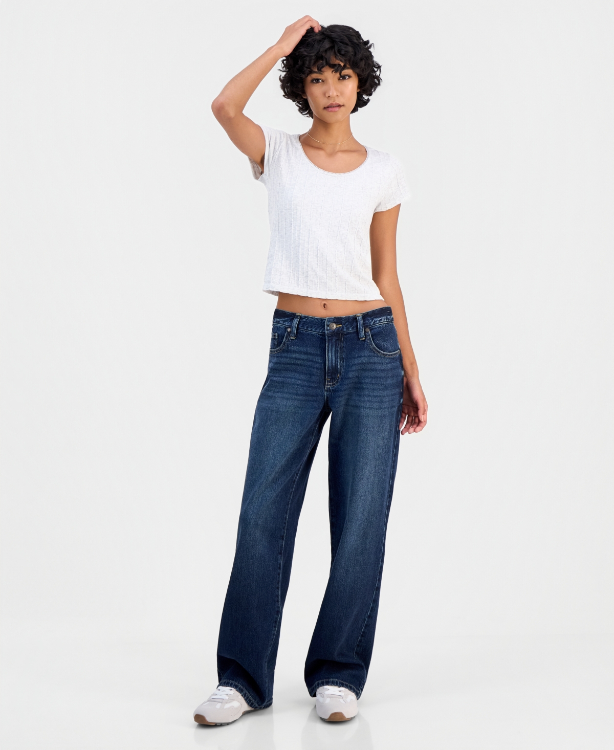Click here for Celebrity Pink Juniors Straight V Pitch Mid-Rise C... prices