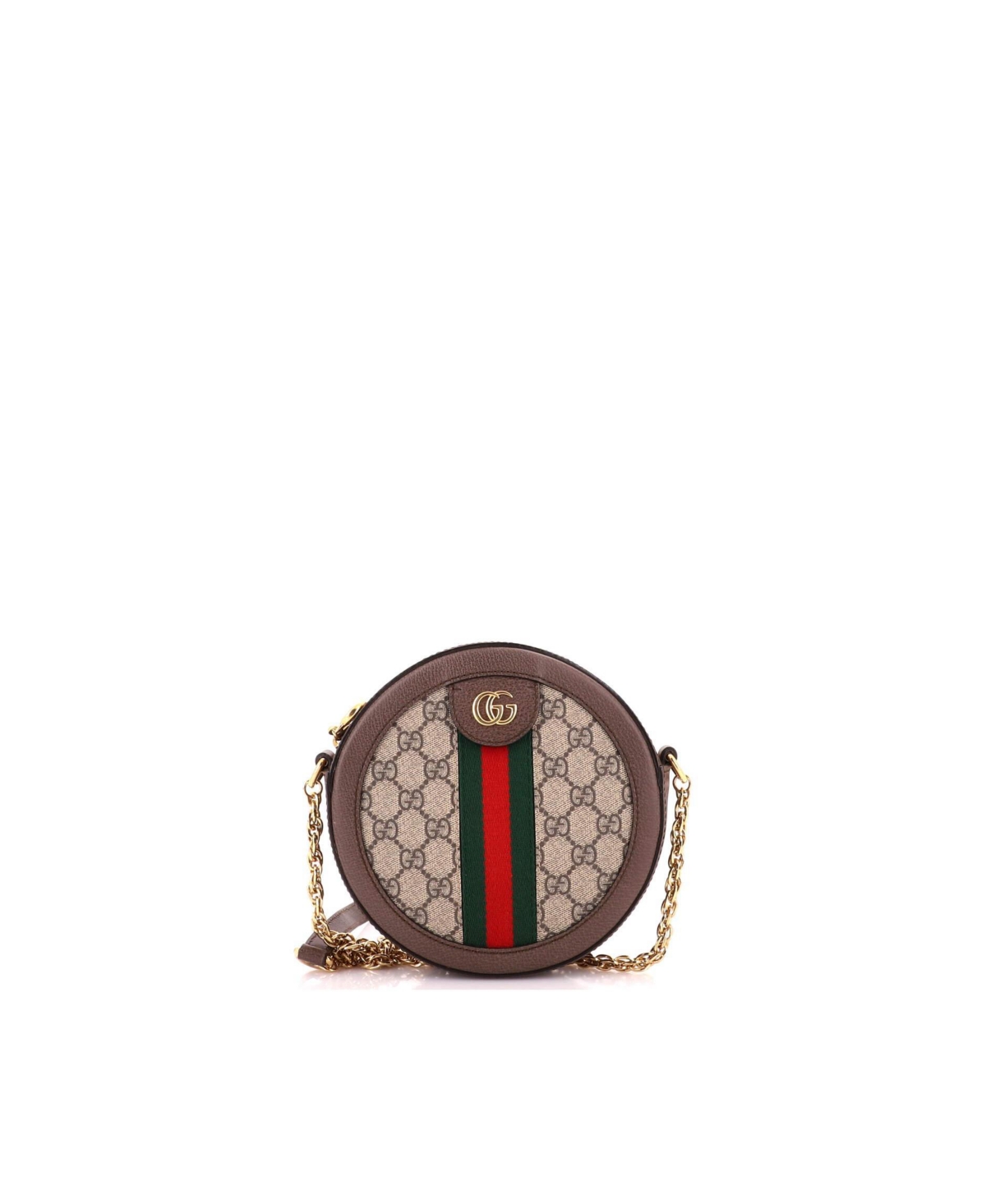 Click here for Pre-Owned Gucci Mini Ophidia Round Shoulder Bag Gg... prices
