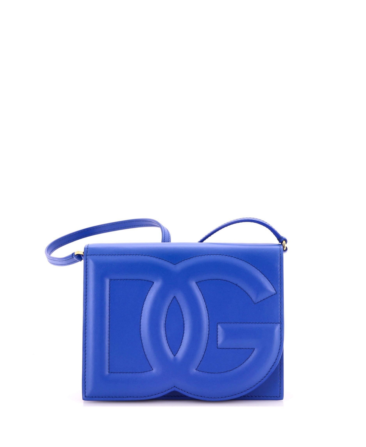 Click here for Pre-Owned Dolce and Gabbana Small Dg Logo Flap Sho... prices