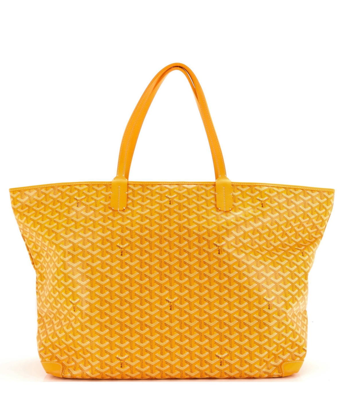 Click here for Pre-Owned Goyard Gm Artois Tote Coated Canvas - Ye... prices