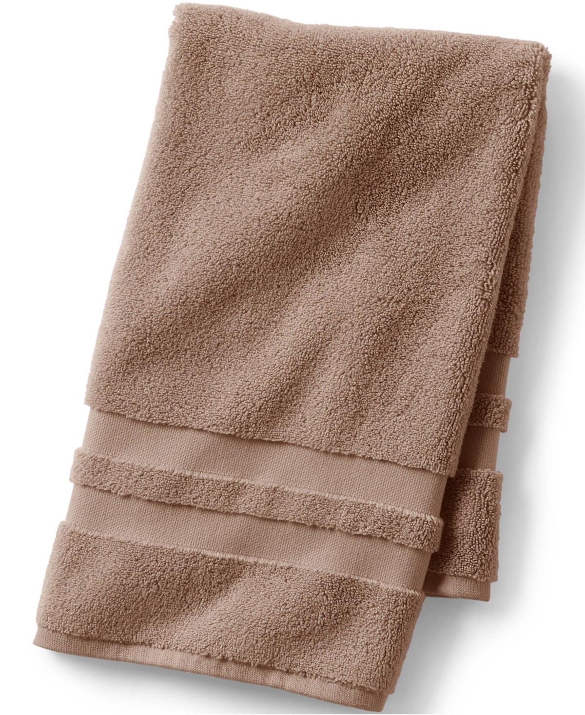 Click here for Lands End Essential Cotton Hand Towel - Toast prices