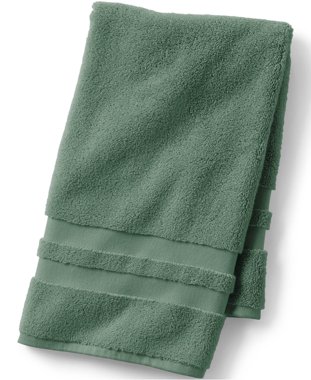 Click here for Lands End Essential Cotton Hand Towel - Cypress gr... prices