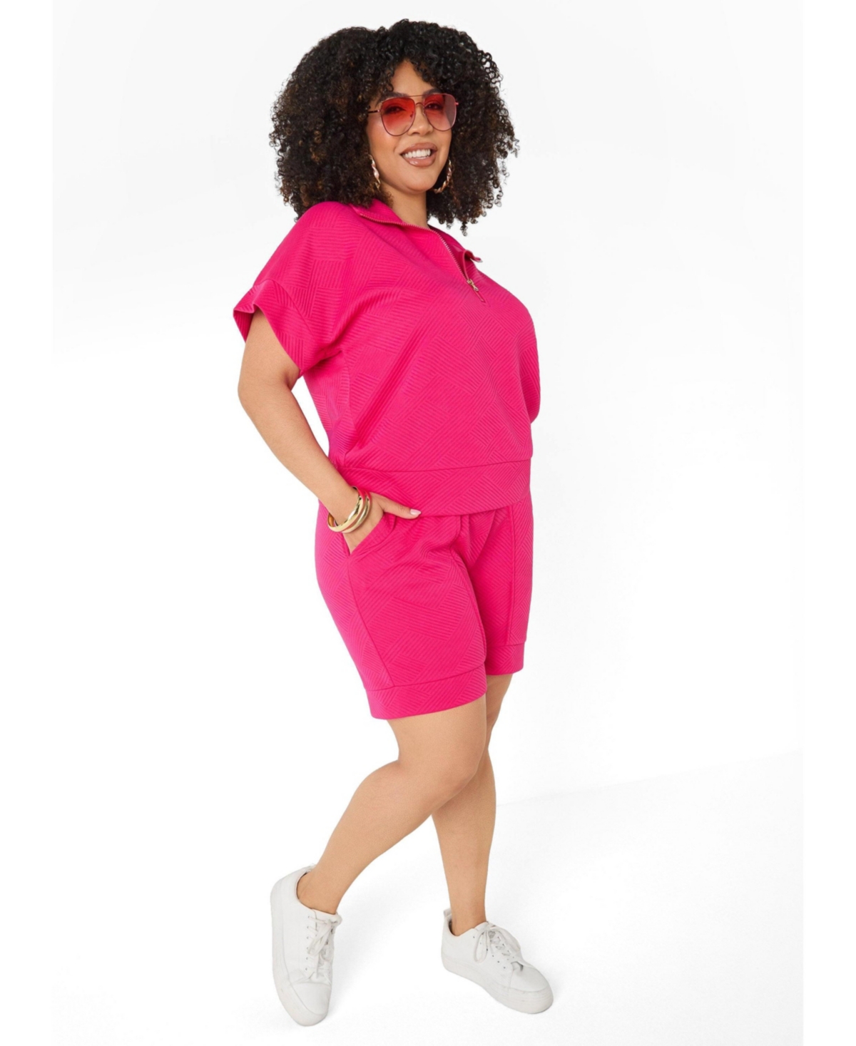 Click here for Ashley Stewart Womens High-Rise Ribbed Athletic-Kn... prices