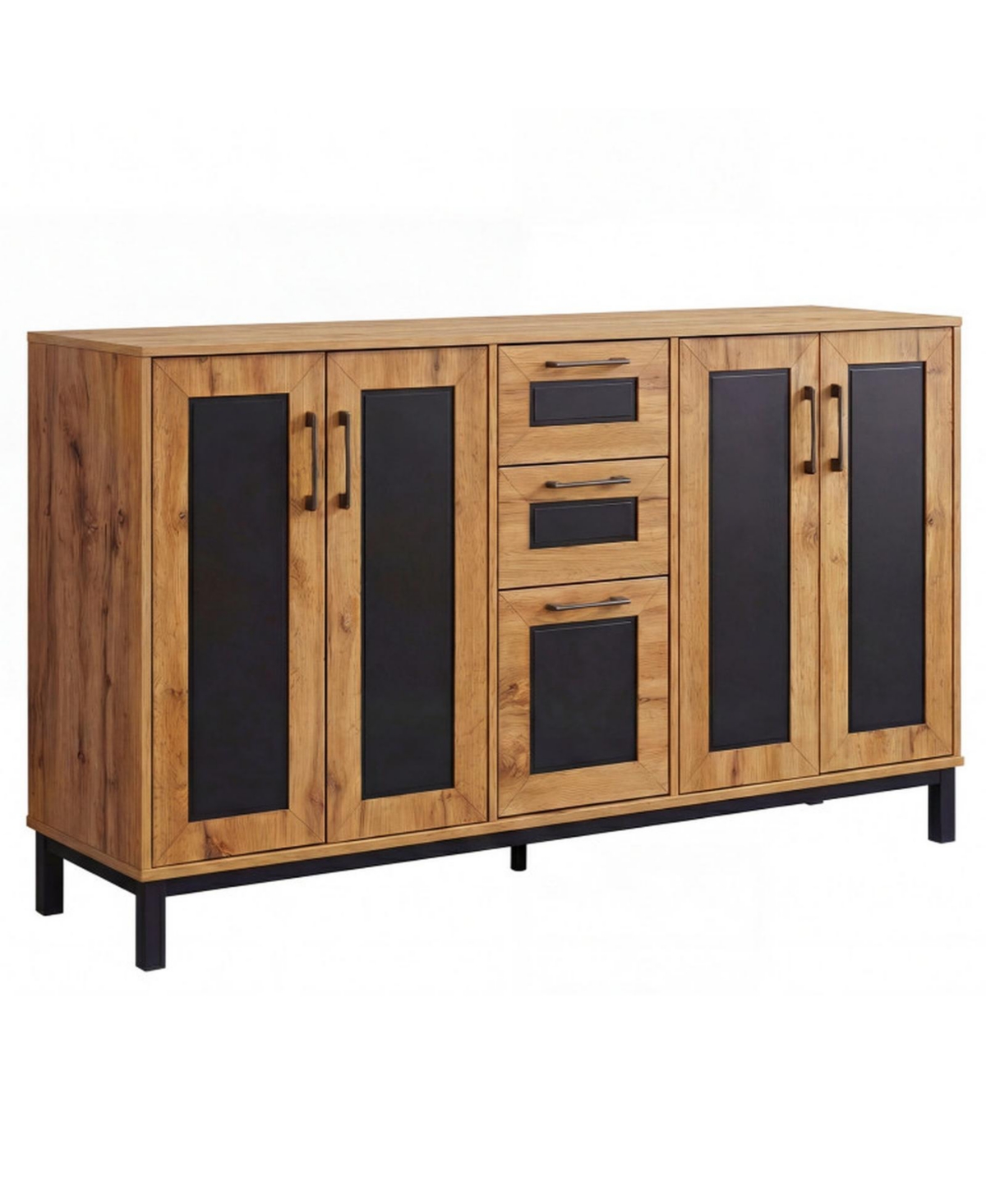Click here for Sugift 63 Inch Sideboard Buffet Cabinet with 3 Dra... prices