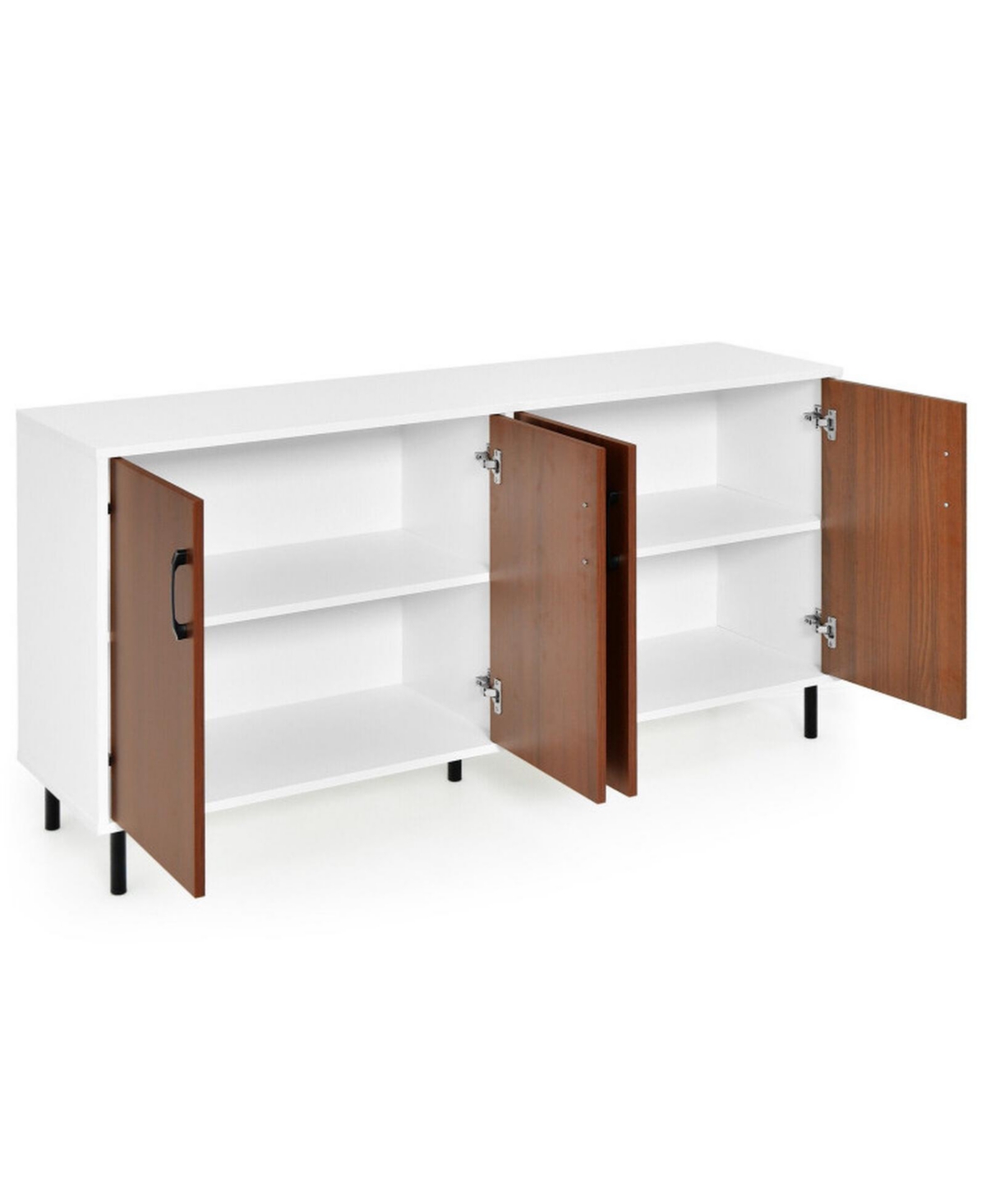 Click here for Sugift 4-Door Kitchen Buffet Sideboard for Dining... prices