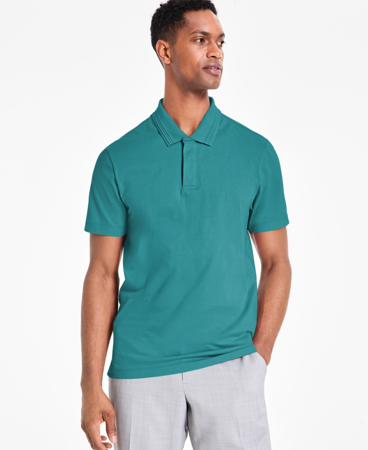 Click here for Alfani Mens Regular-Fit Mercerized Polo Shirt  Cre... prices
