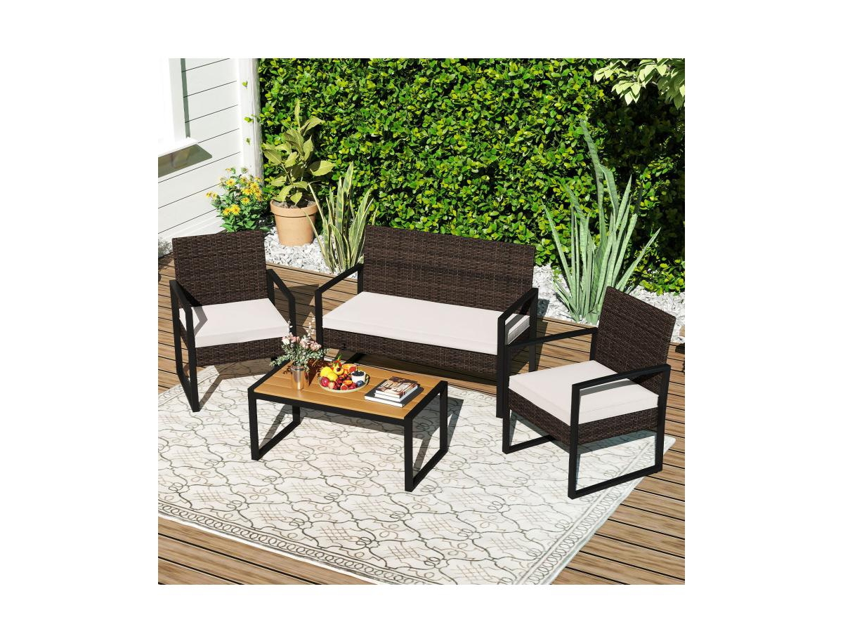 Click here for Boyel Living Patio Furniture Set Outdoor Rattan Co... prices