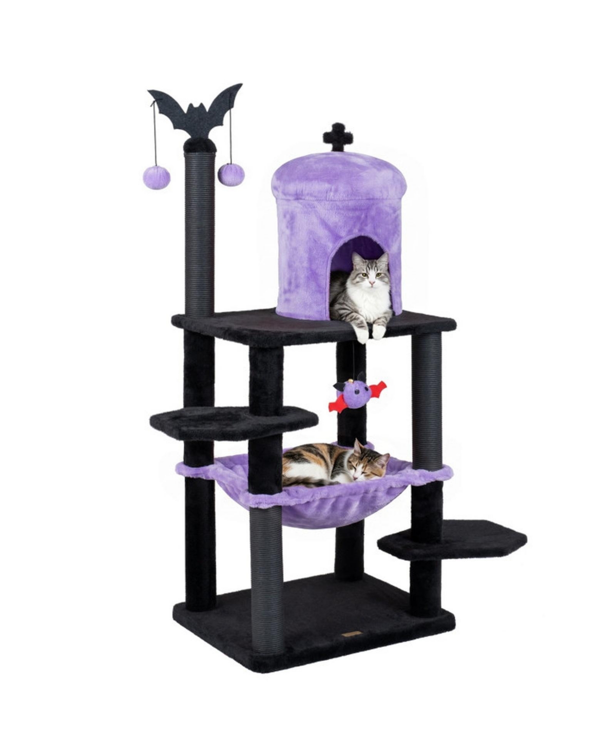 Click here for Sugift 51in Gothic Multi-Level Cat Tree with Spide... prices