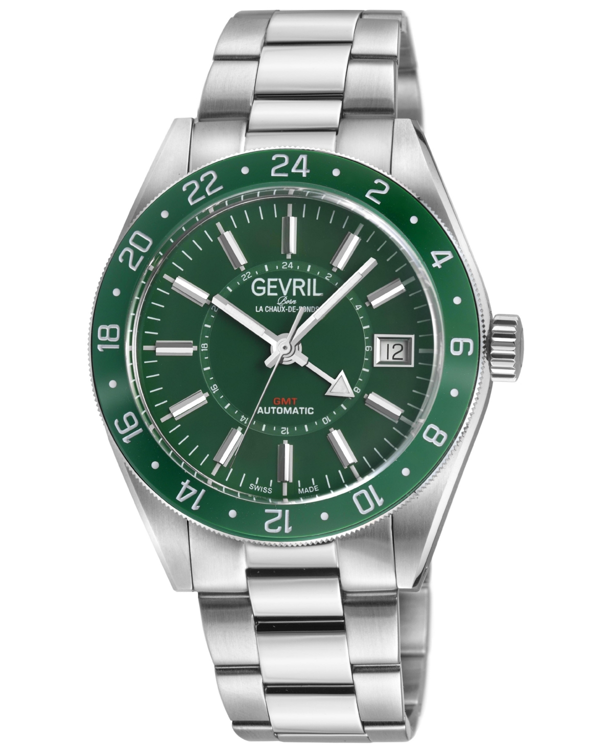 Click here for Gevril Mens Swiss Made Belmont Swiss Automatic Sil... prices