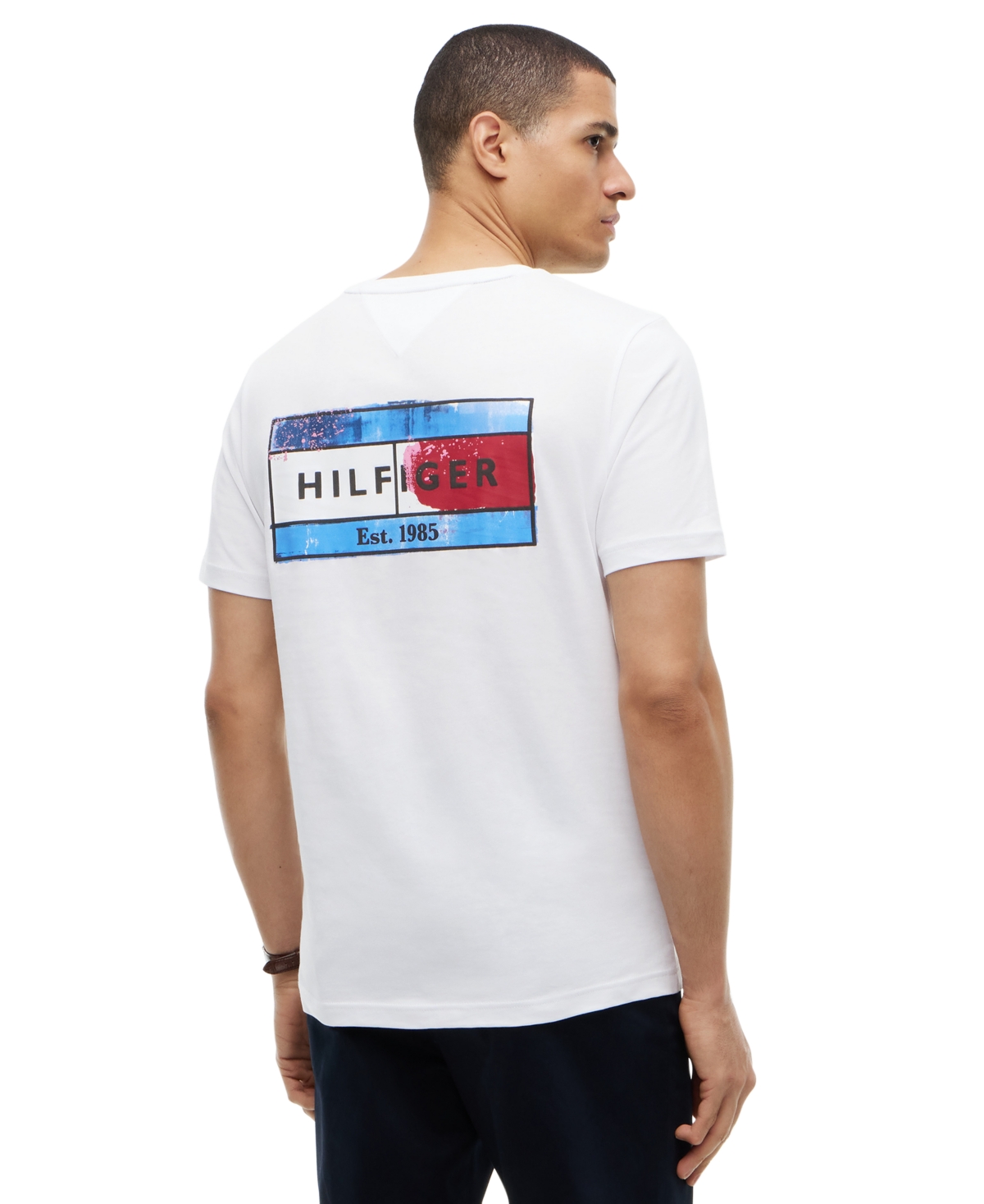 Click here for Tommy Hilfiger Mens Brand Love Back Flag Graphic T... prices