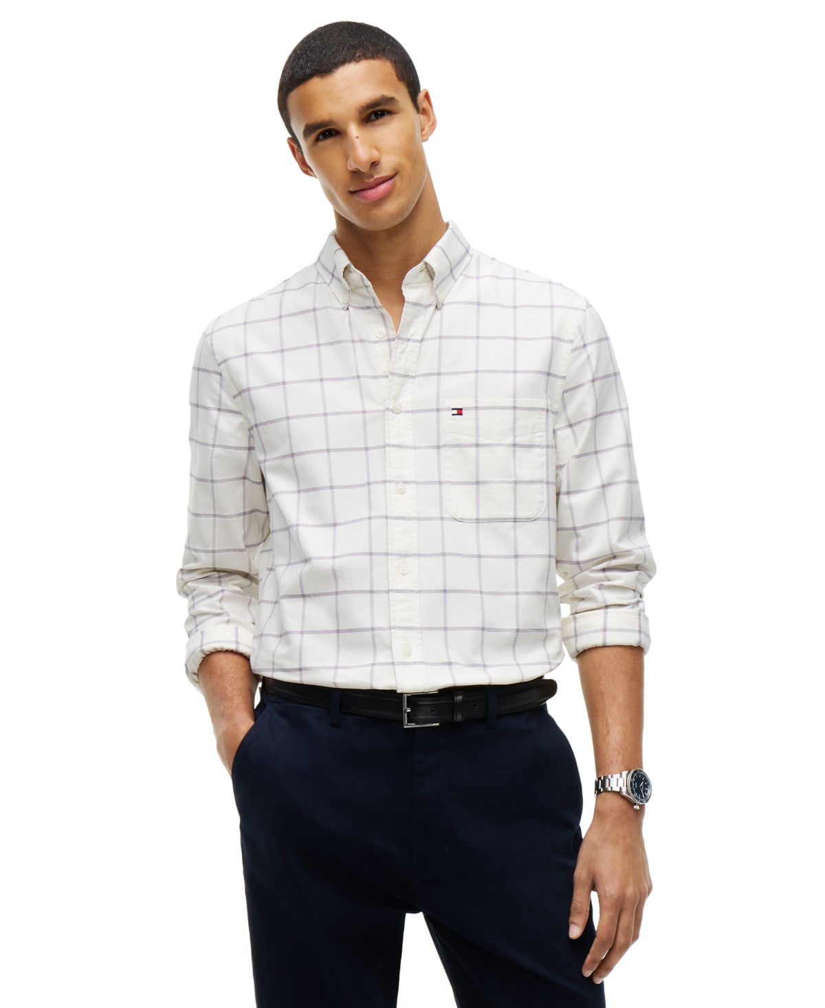 Click here for Tommy Hilfiger Mens Heritage Regular-Fit Oxford Sh... prices