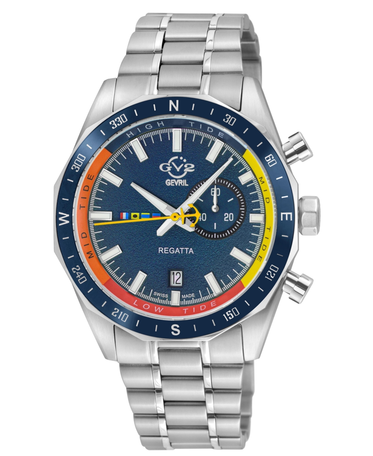 Click here for GV2 by Gevril Mens Swiss Made Regatta Swiss Quartz... prices
