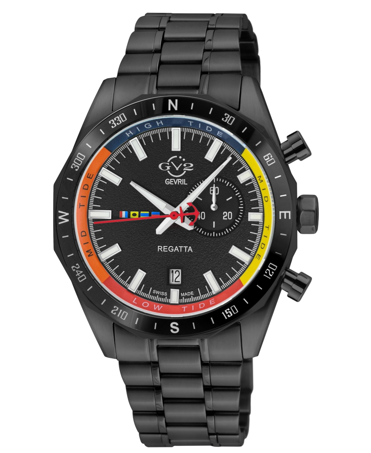 Click here for GV2 by Gevril Mens Swiss Made Regatta Swiss Quartz... prices