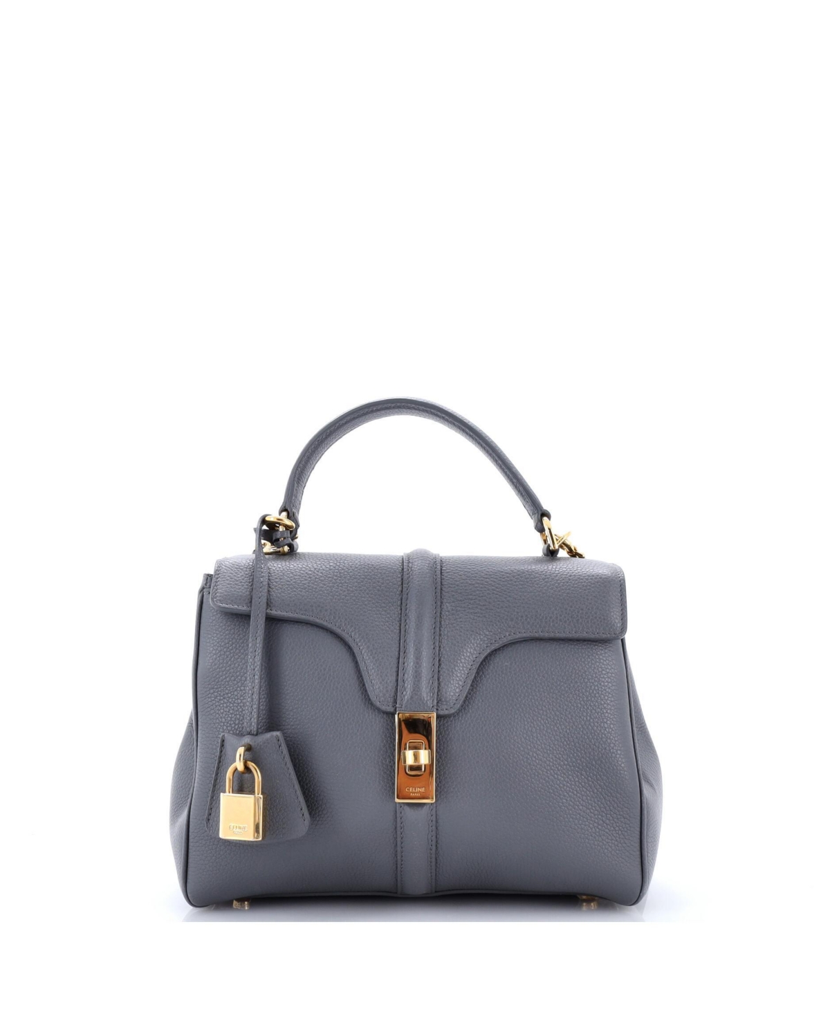 Click here for Pre-Owned Celine Small 16 Top Handle Bag Grained C... prices