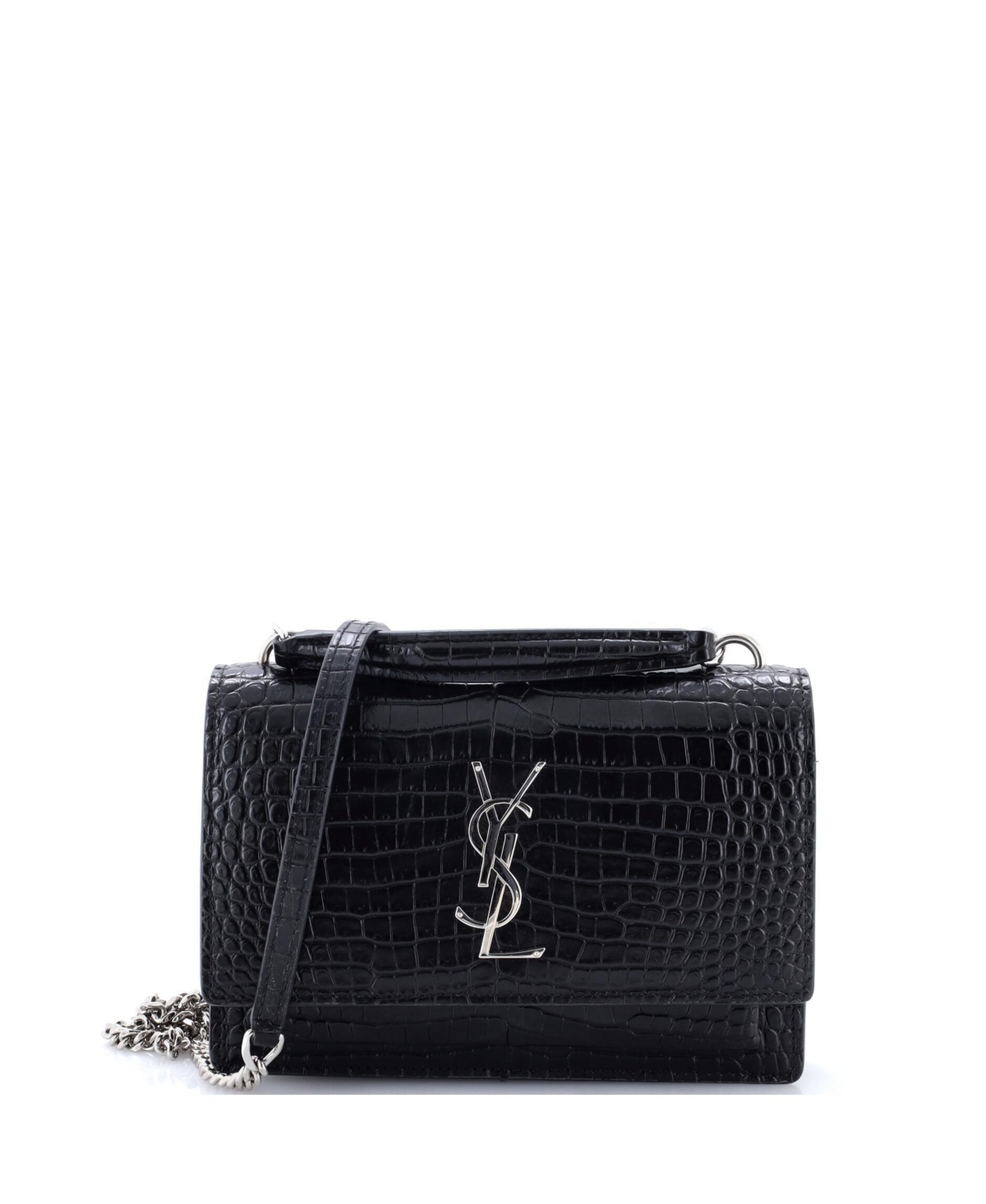 Click here for Pre-Owned Saint Laurent Sunset Top Handle Chain Wa... prices