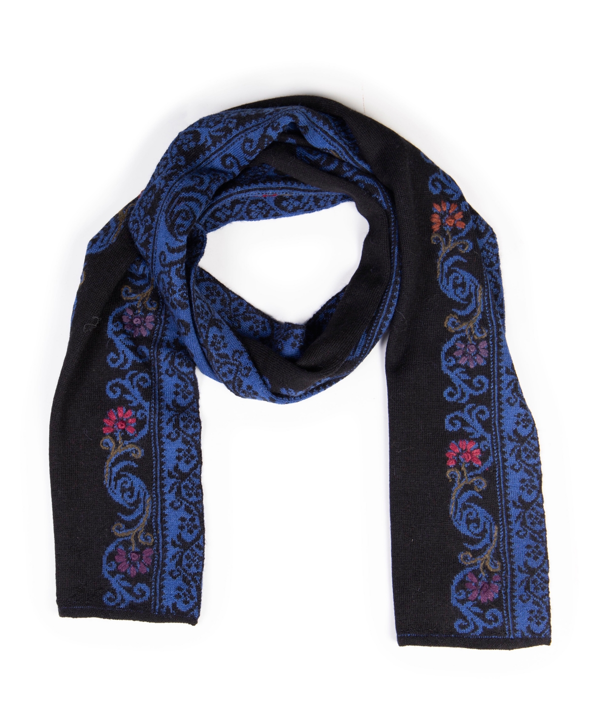 Click here for Simply Natural Anastasia Alpaca Scarf - Blue prices