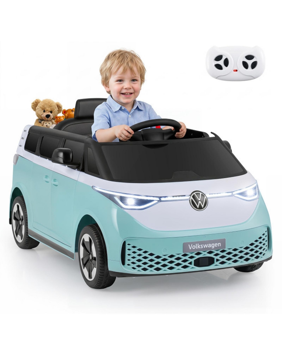 Click here for Hongge Kids Electric Ride On Bus with Music and Le... prices