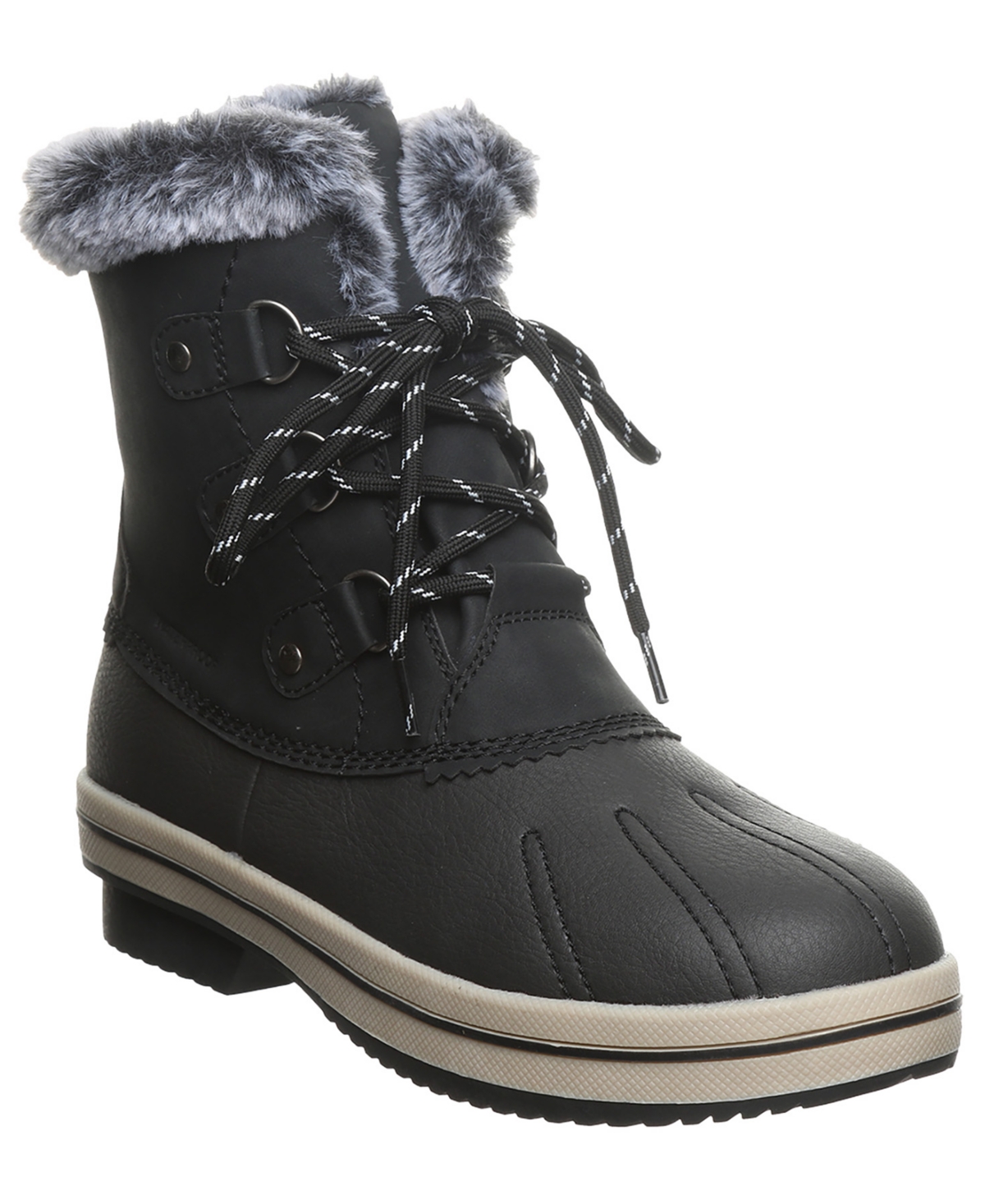 Click here for Bearpaw Womens Vivie Round Toe Wedge Boots - Black prices