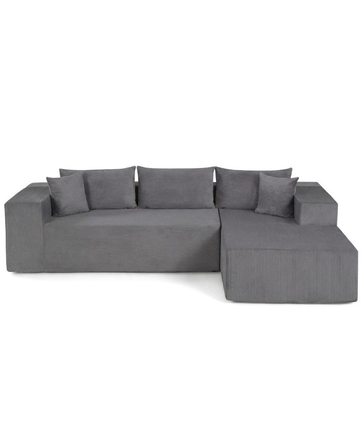 Click here for Sugift Modular L-Shaped Sectional Sofa with Deep S... prices