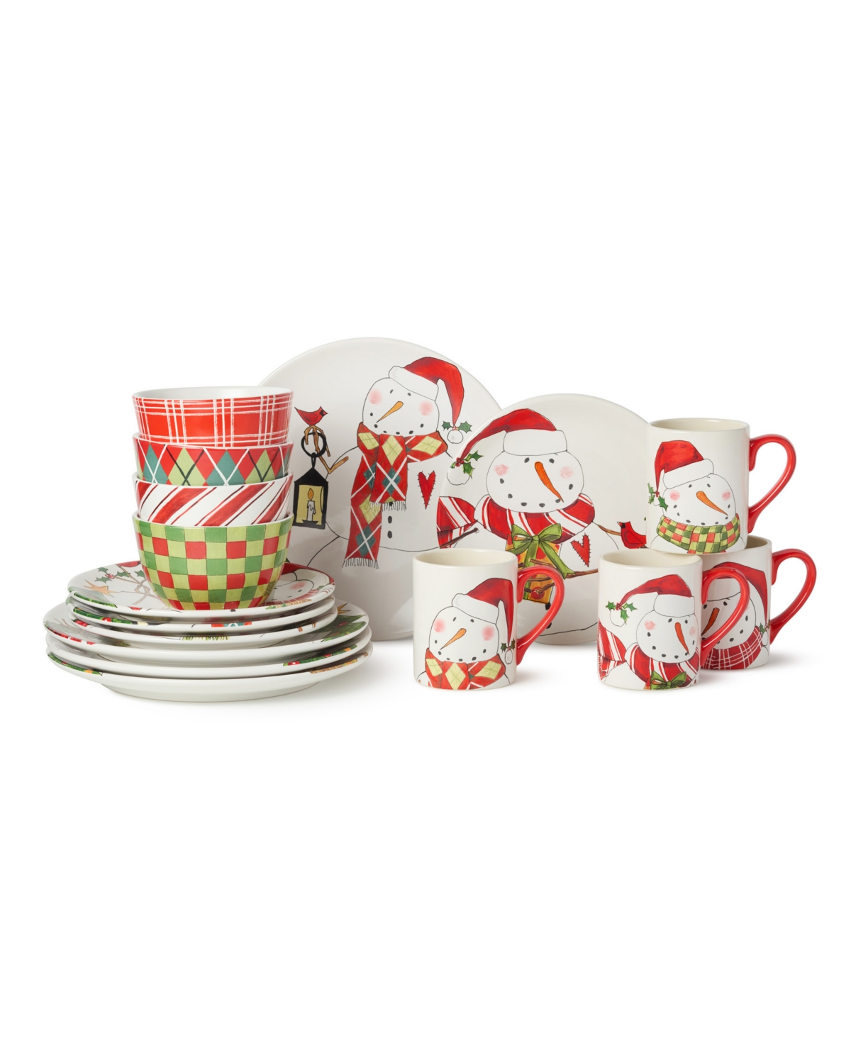 Click here for Certified International Snowman Delight 16-Piece D... prices