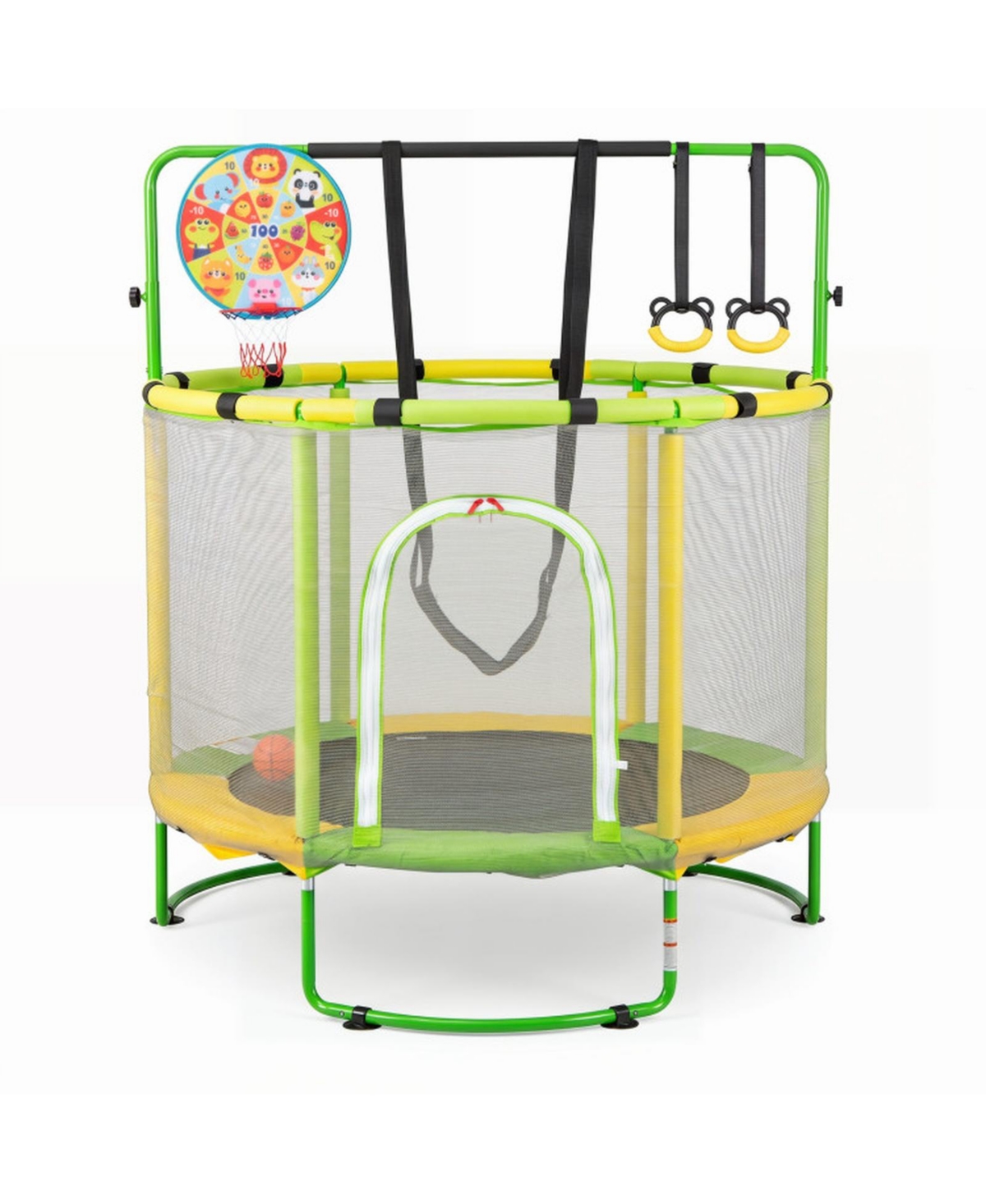 Click here for Hongge 55-Inch Kids Trampoline with Adjustable Gym... prices