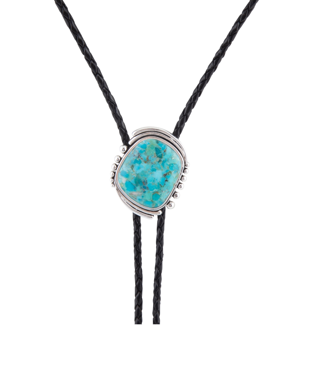 Click here for Barse Rawlins Blue Turquoise Black Leather Silver... prices
