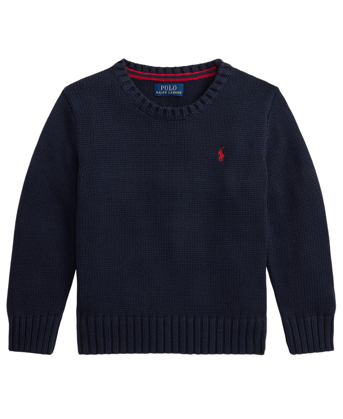 Click here for Polo Ralph Lauren Boys 2T-7 Crewneck Sweater - Nav... prices