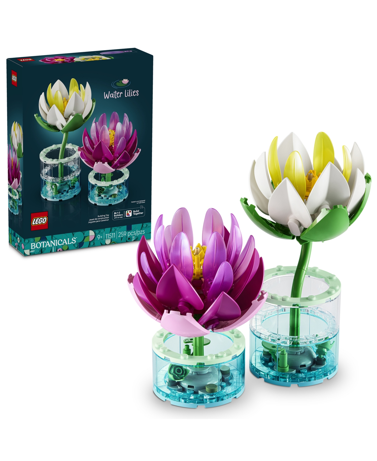 Click here for Lego Botanicals Water Lilies 11511 259-Piece Build... prices